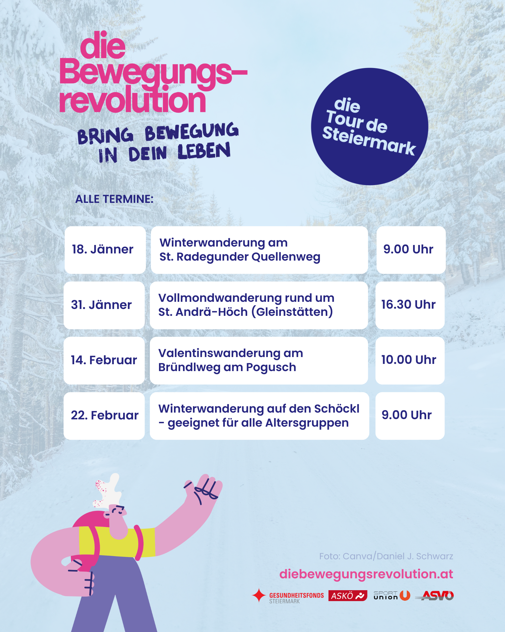 Kostenlose Winterwanderungen: Die Steiermark ruft! | Bewegungsrevolution